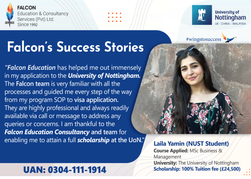 Success Stories - Falcon Education & Consultancy Services (Pvt) Ltd.